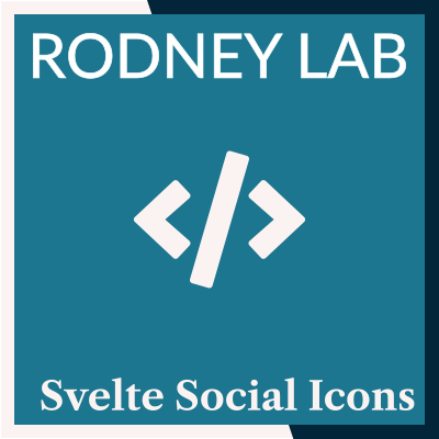 Svelte Social Icons: Easy SVG Logos in SvelteKit | Rodney Lab